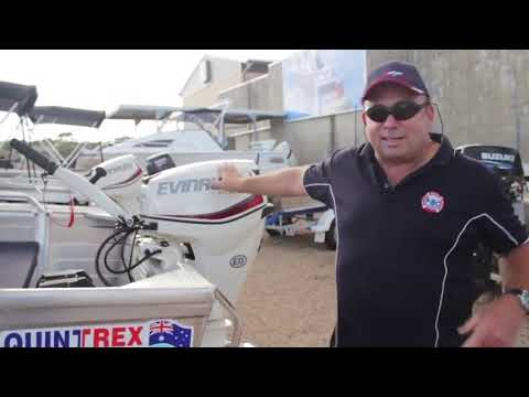 Quintrex Busta 420 Pro pack 30 E-tec Fishing Boat Review.mp4