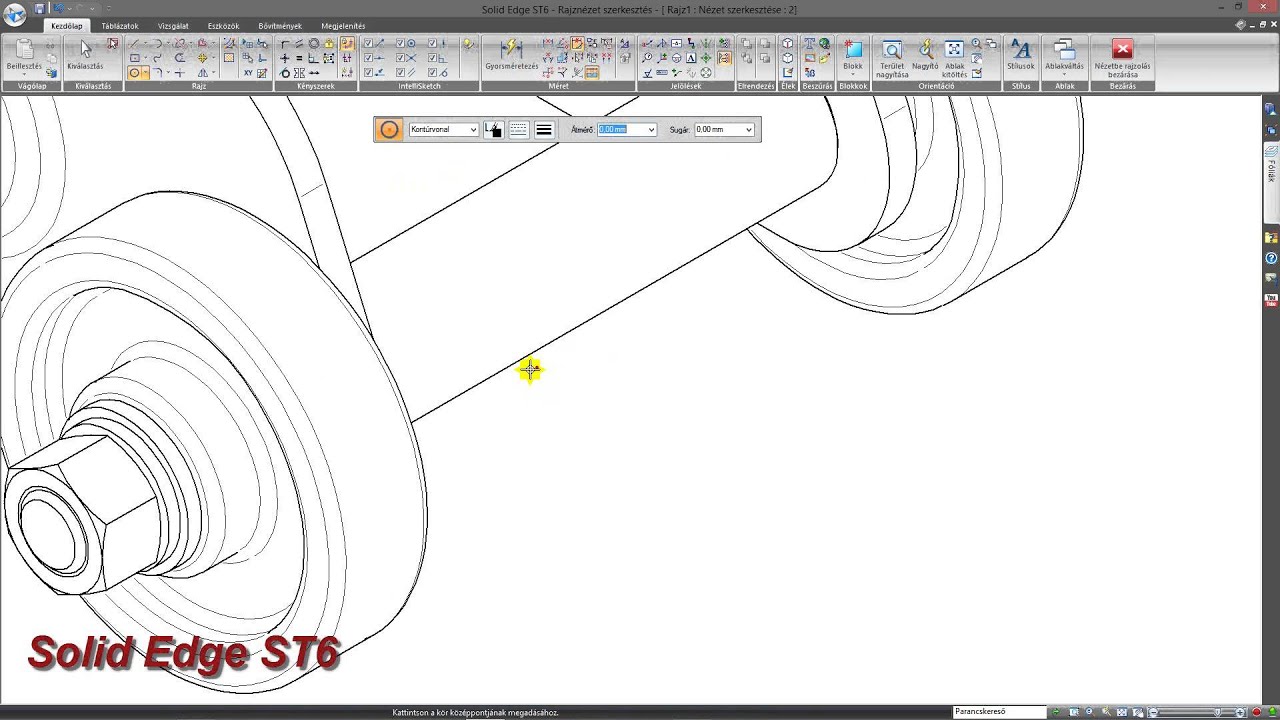 Solid Edge - Show coordinate system on drawing view
