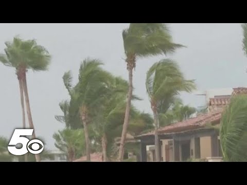 Hurricane Hilary targeting the West Coast
