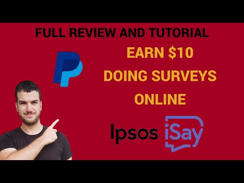Ipsos Isay Review - Can you earn Paypal money online with this site?