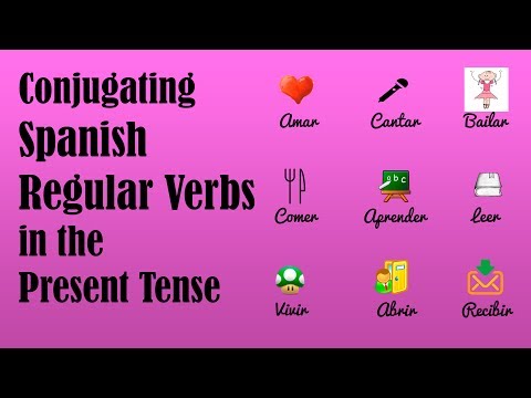 How to Conjugate Spanish Regular Verbs in the Present Tense