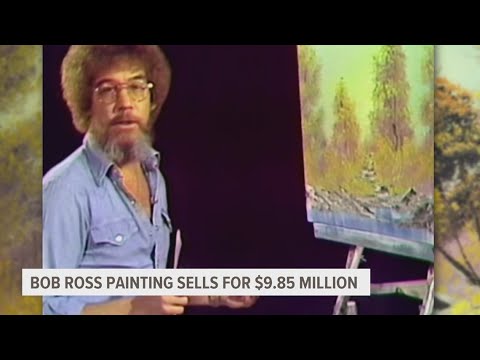 Bob Ross' first TV painting goes on sale for nearly $10 million