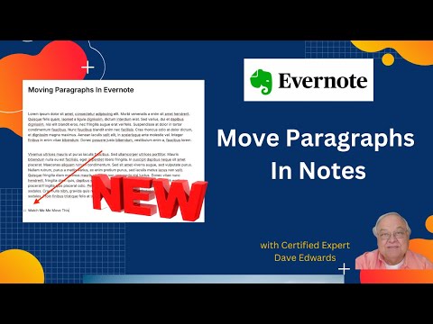 Moving Paragraphs in Evernote Notes – Dave Edwards Media