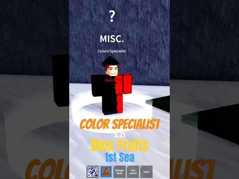 Finding the Color Specialist in Blox Fruits 1st Sea #roblox #shorts #robloxshorts #bloxfruits