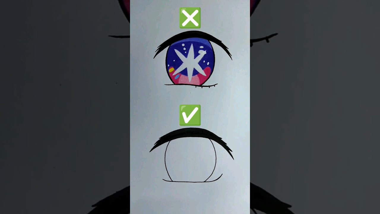 How to draw Ai Hoshino eyes #shorts #drawing #satisfying #art #draw #oshinoko