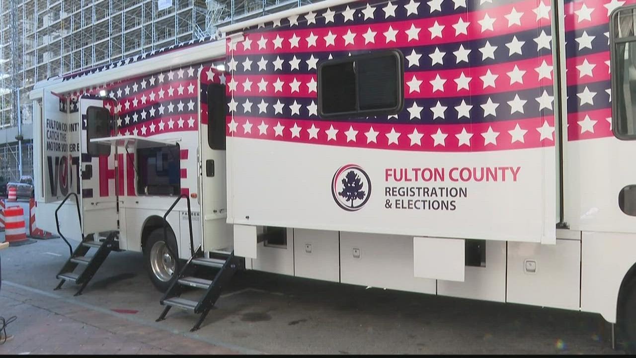 Mobile voting unit makes stop at Georgia State University