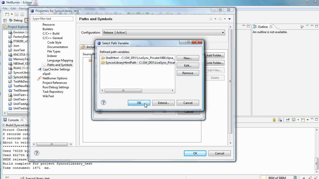 Linked Folders In Eclipse