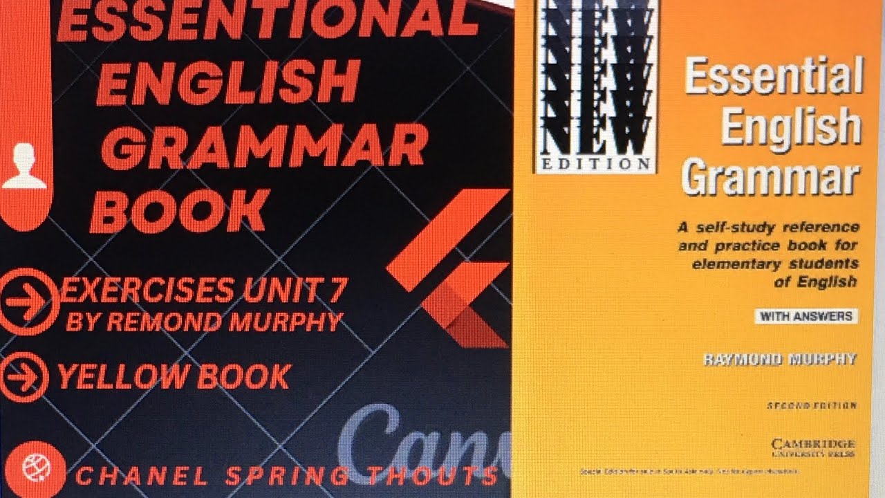 Essential English Grammar yellow book      Exercises Unit 7