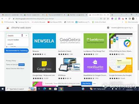 Search Chrome Web Store to add Extensions