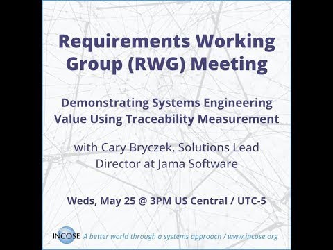 Demonstrating SE Value Using Traceability Measurement