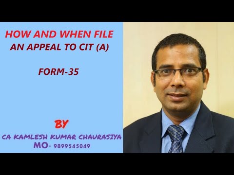HOW TO FILE APPEAL IN INCOME TAX