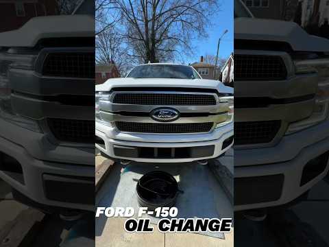 Time for an Oil Change in the Ford F-150 Platinum with Lucas Oil Products & K&N Filters #oilchange