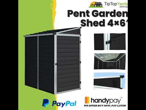 Pent Garden Shed 4×6