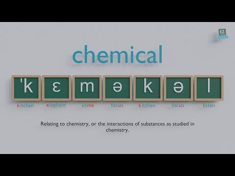 How to pronounce chemical ?