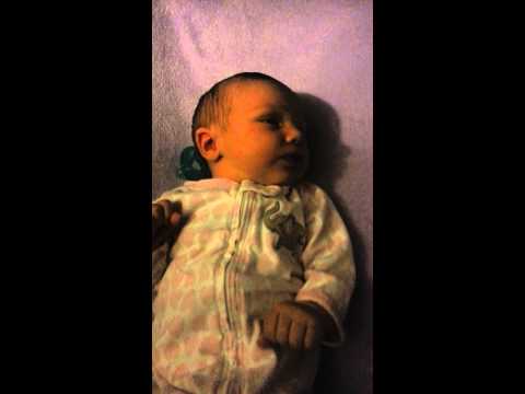 Abby Hiccups, stretching and yawning