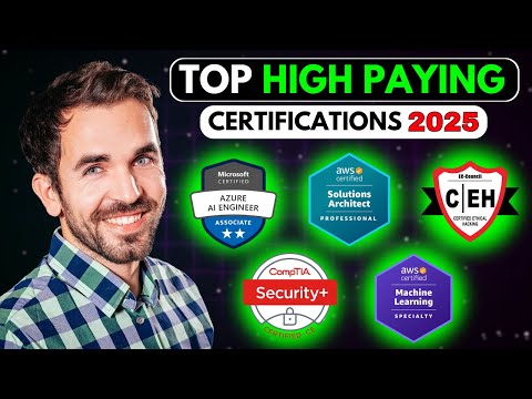 Top 5 High Paying Tech Certifications in 2025 | High Salaries & Job Opportunities