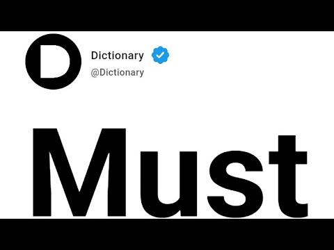 Must Meaning In English