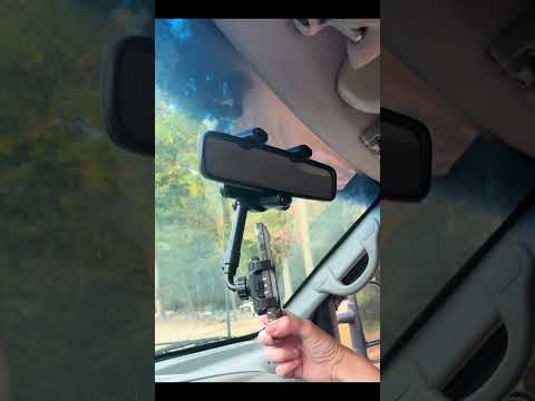 360 Motion Phone Holder for Shopping #fok #phoneholder #rearviewmirror