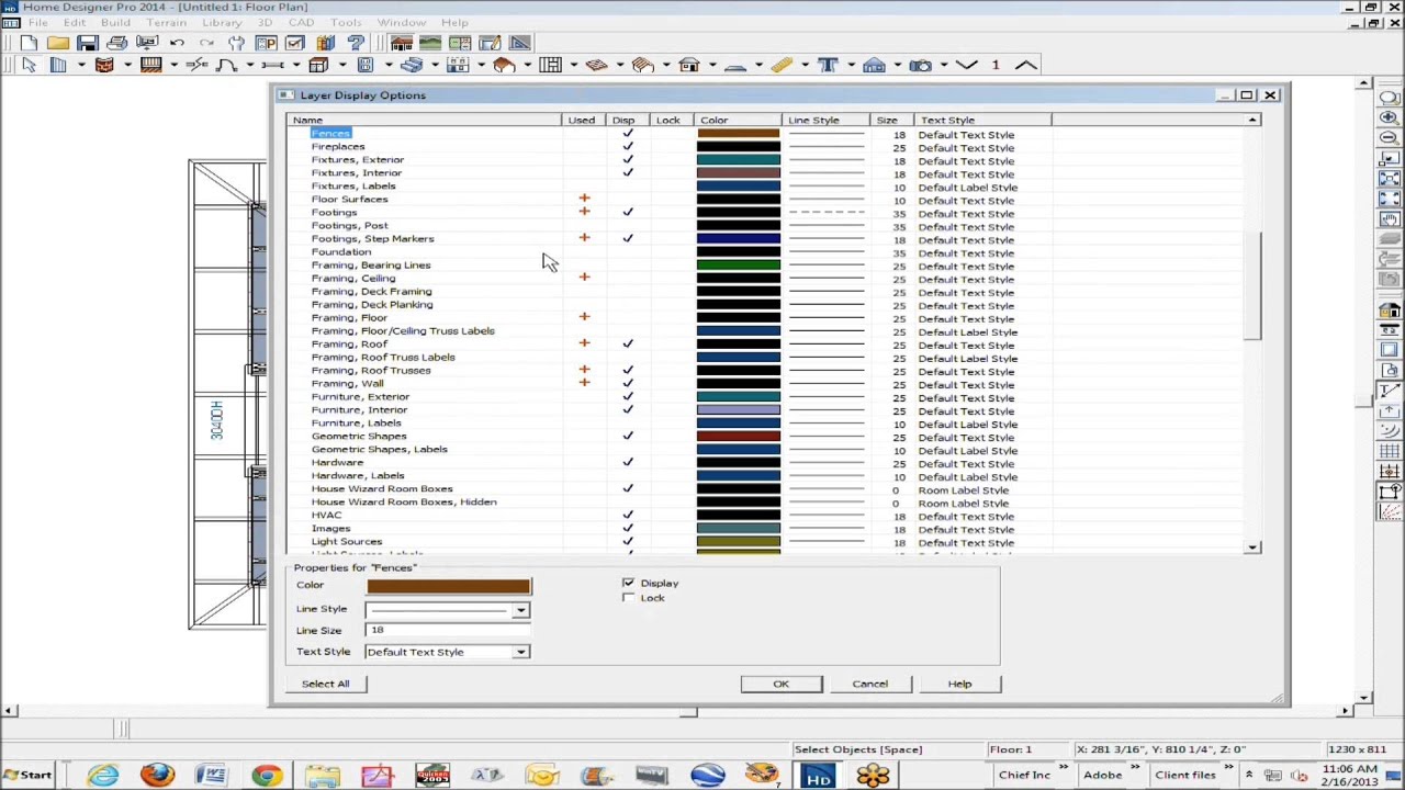 Framing Plans in Pro