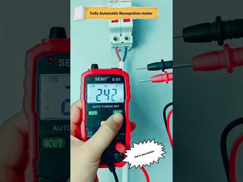 "How to Use a Digital Voltmeter with NCV Detection: The Ultimate Multimeter Guide!"#ytshorts
