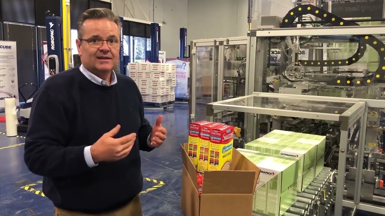 Sotemapack WA 20 wrap around case packer ready for immediate delivery