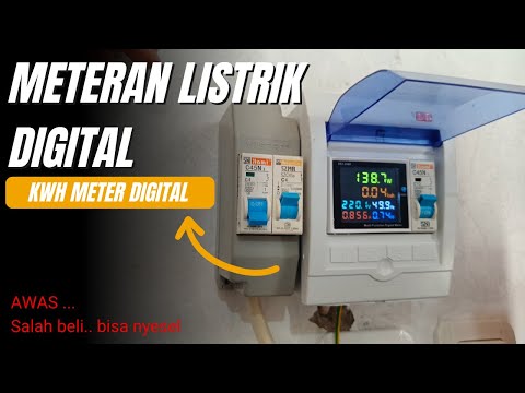 Meteran Listrik Digital Display Single Phase 300V 100A - D52-2066 | kwh meter digital