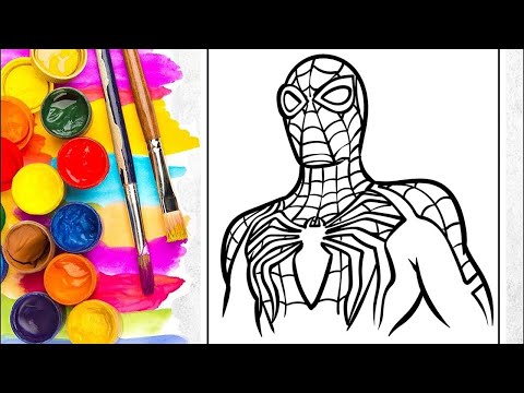 Spider Man - Coloring pages