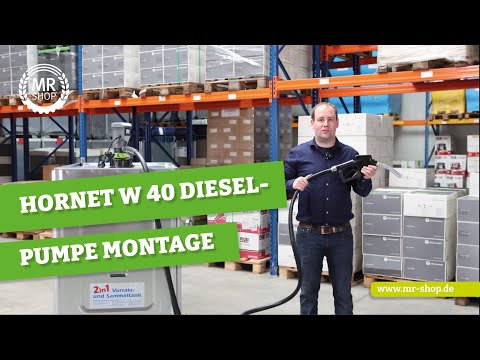 Montage der Dieselpumpe HORNET W40 von Tecalemit | MR-Shop.de