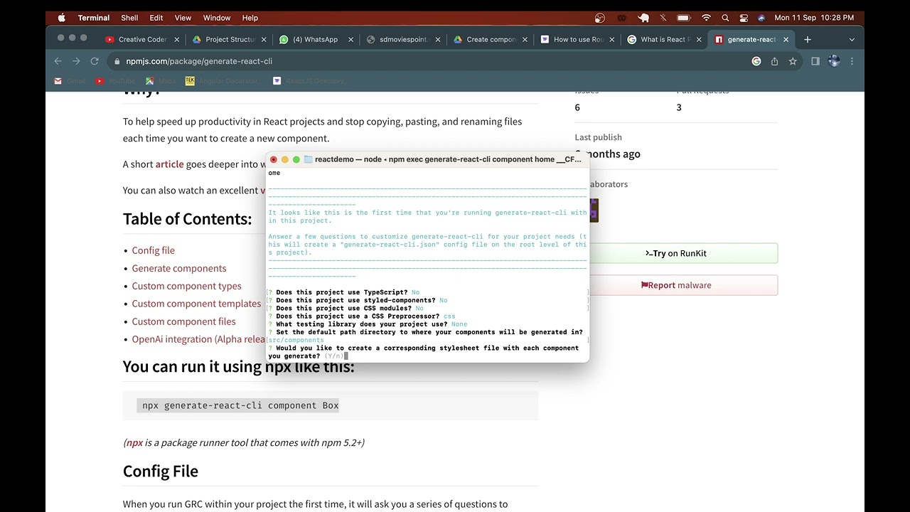 Create dynamic component in react js