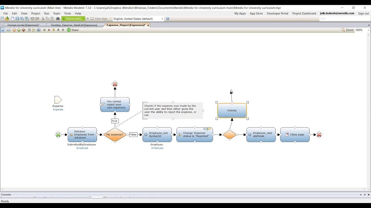 Mendix for University Demo