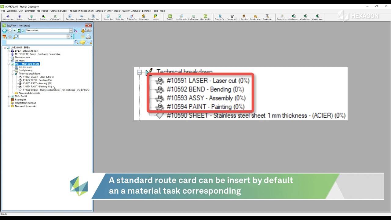 Sheet Metal Project Drag and Drop sym files | WORKPLAN 2022.0