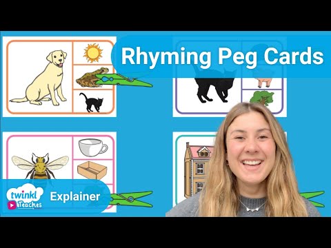 Twinkl KS1 | How to Use the Rhyming Peg Cards