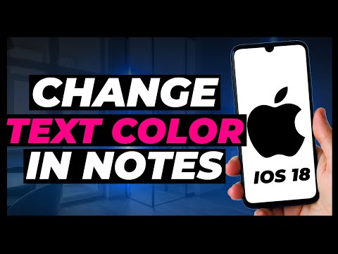 How to Change Text Color in Notes on iPhone - iOS 18