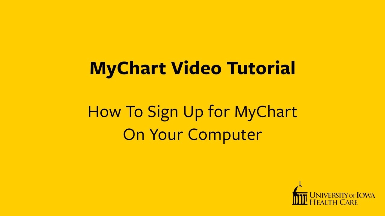 MyChart: How to activate your MyChart account on a computer