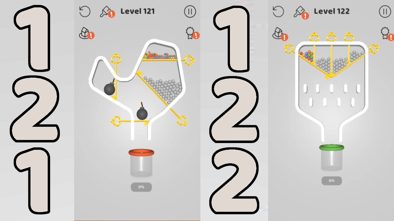 Pull the Pin Level 121 & 122