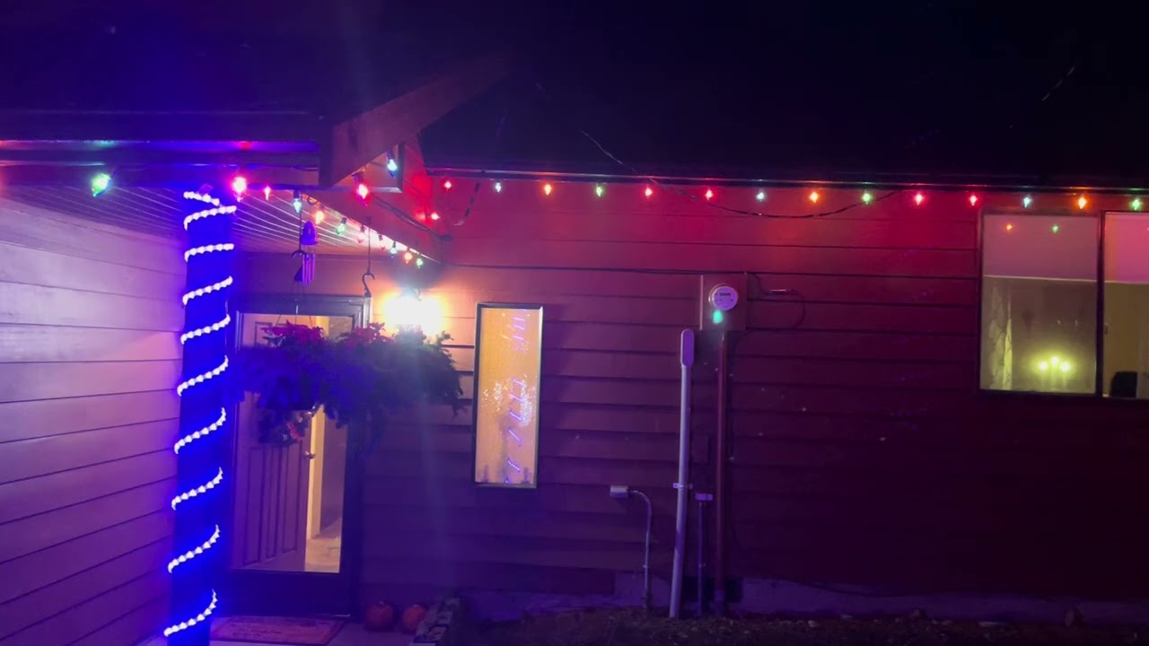 More final adjustments to the Morse code Christmas light controller