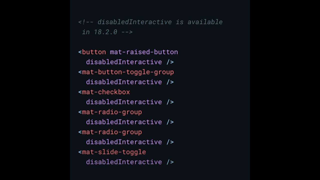 Show tooltip with a disabled button in Angular Material #angular #angularmaterial #angular18