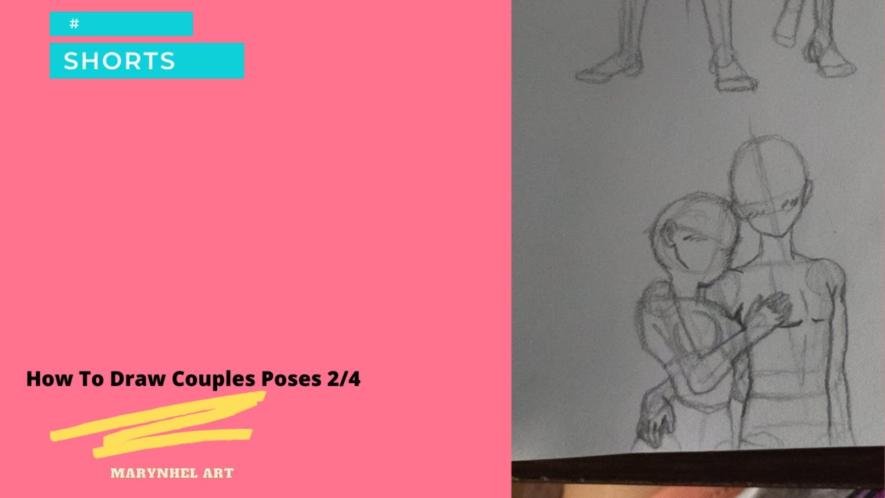 How To Draw Couples Poses 2/4 #shorts #howtodraw #howtodrawanatomy