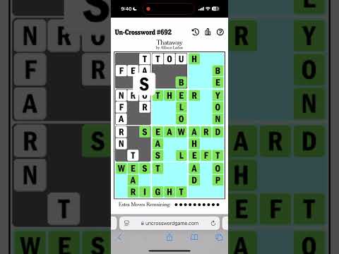 Un-Crossword Daily #692 #wordpuzzle #wordgames #uncrossword #crossword