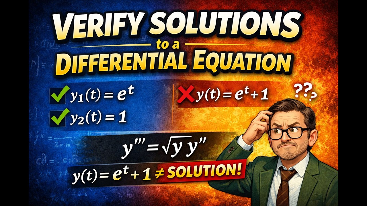 Differential Equations - Sample Question 1