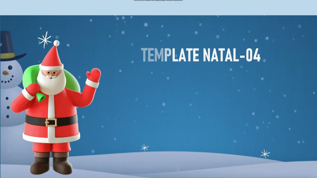 TEMPLATE POWERPOINT BACKGROUND ANIMASI BERGERAK LOOP TEMA NATAL 2022 | GRATIS DOWNLOAD