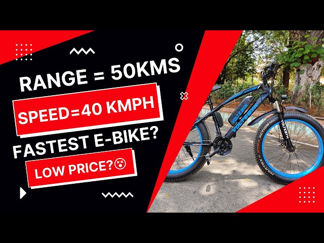 Turbo Fat Tyre Electric Bicycle 10ah | Royal Enfield Edition