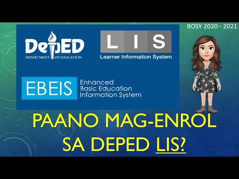 PAANO MAG ENROL SA DEPED LIS?
