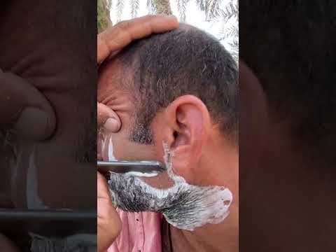 Asmr Fast Shaving With Old Barber #asmr #shaving #hairsalon #shavedhead #asmrhaircut #shavehead