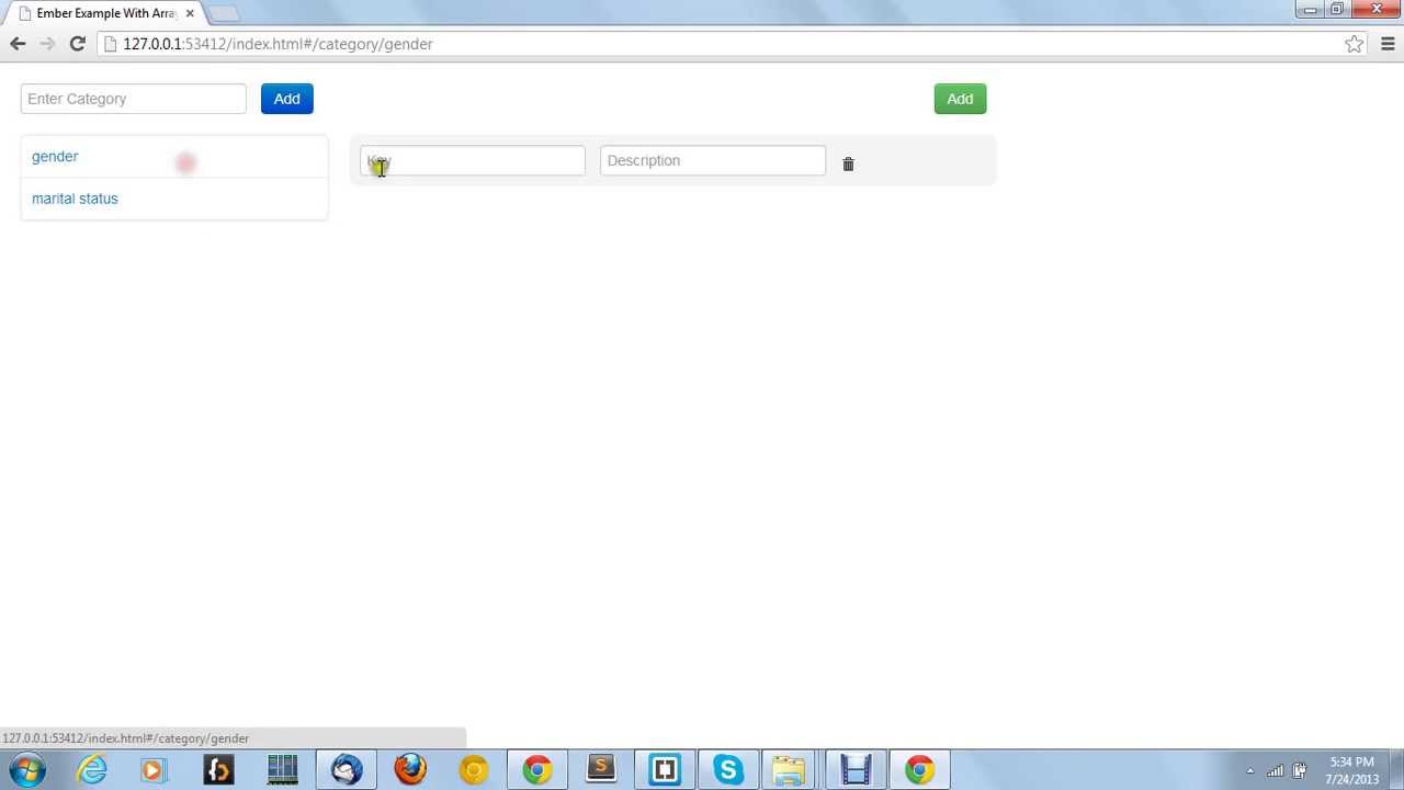 ember js array example demo