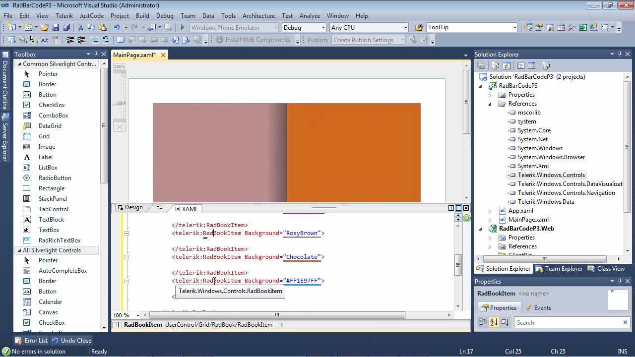 Barcode - Part 3: Sample Application (Silverlight & WPF)