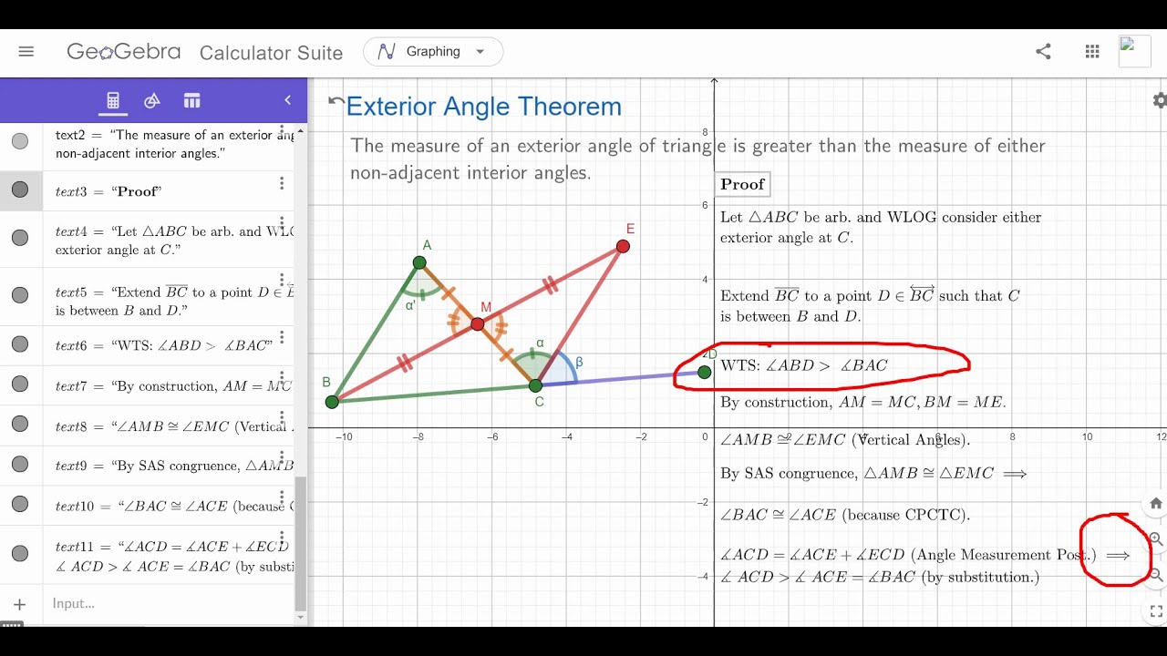 Pro Tips for Dynamic Proofs using Geogebra