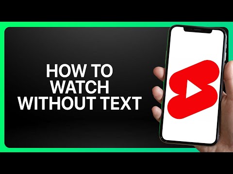 How To Watch YouTube Shorts Without Text Tutorial
