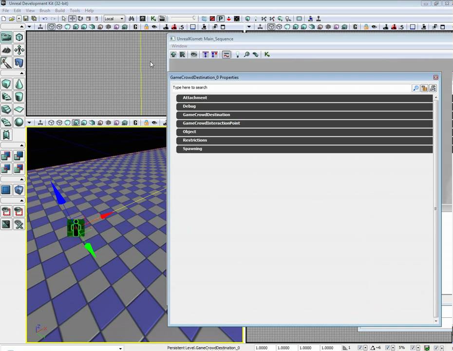 Unreal Development Kit CrowdSystem Basics Tutorial - UDK Tutorial