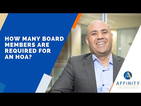 How Many Board Members Are Required for an HOA